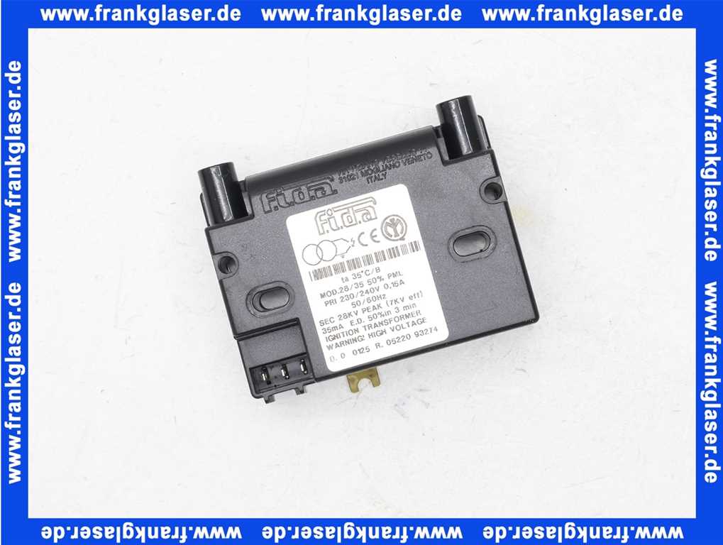 3333263064 Elco Zündtrafo ZE30/7,5 mit Kabel 700mm, Zündkabelanschluß ...