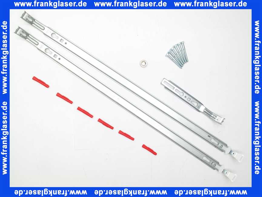 Bosch BMSplus Heizkörperkonsole FMS 20-33 H900 horizontal (3x),+ mit Blind und ...